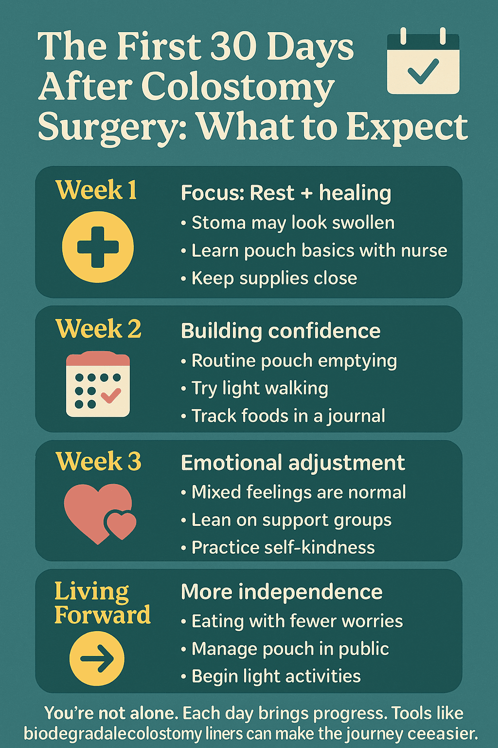 First 30 Days After Colostomy Surgery: What To Expect
